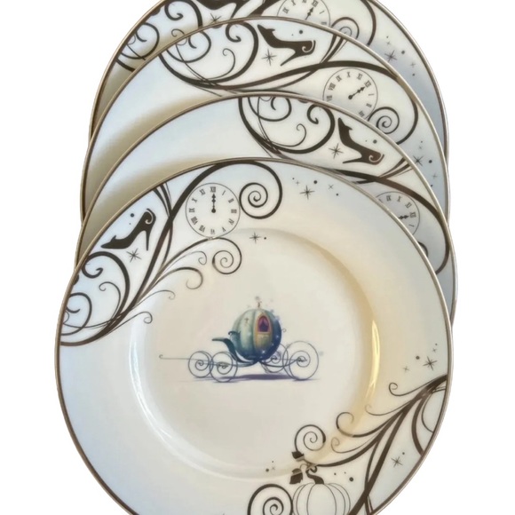 Zrike | Dining | New Set Of 4 Zrike Disney Princess Ceramic Salad ...
